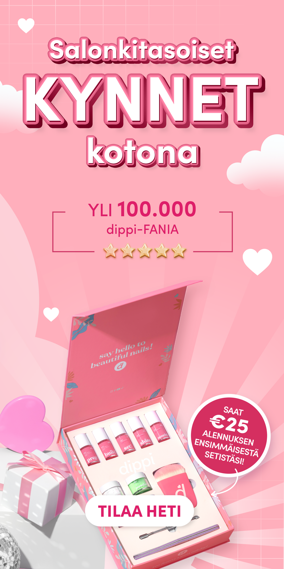 dippi™ Kynnet – Salonkilaatu Kotona | Helppo & Pitkäkestoinen | dippi Suomi